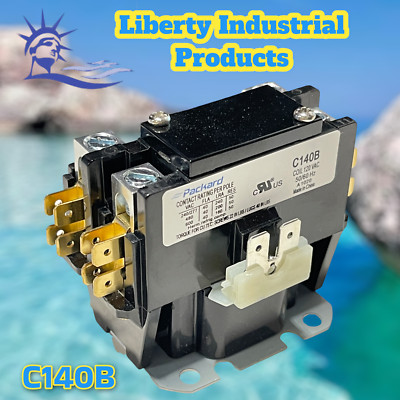 Packard C140B 40 AMP 120 VAC Single 1-Pole Definite Purpose Contactor ...
