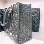 NWT Coach Maggie Tote Bag In Blocked Signature Leather CY673/CY672 | eBay