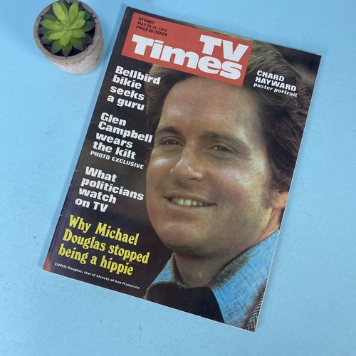 Australian TV Times 1974 Sydney Magazine Chard Hayward, Glen Campbell ...