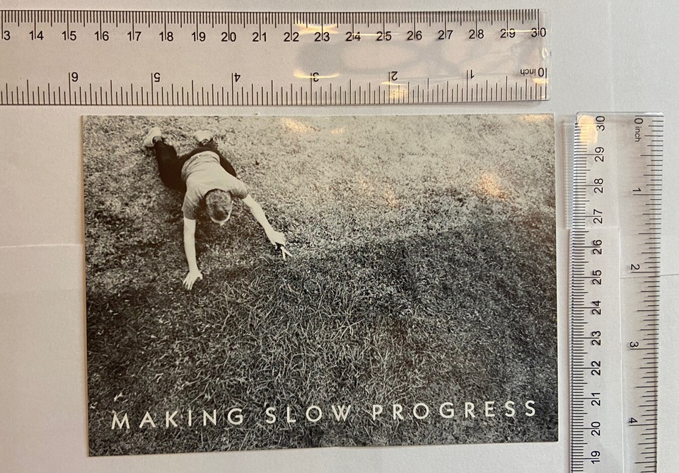 Funny Postcard “ MAKING SLOW PROGRESS” Vintage Black & White, Rare-Out ...