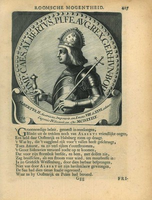 Portrait of Albert II of Germany | eBay