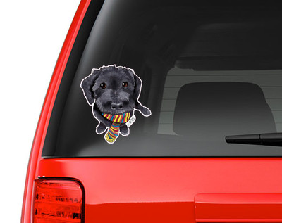 Yorkipoo Yorkie Poo Art Full Color Auto Vinyl Decal Sticker or Smooth ...