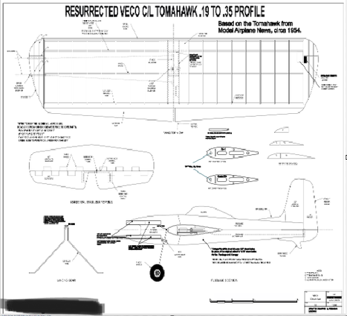 Short Kit Now Available Original 1950s VECO Tomahawk Control Line Stunt ...