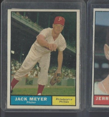 1961 TOPPS #111 JACK MEYER NM | eBay