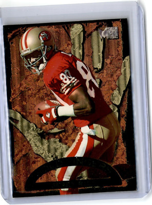Jerry Rice 1996 Fleer Metal Gold Fingers #6 San Francisco 49ers INSERT ...