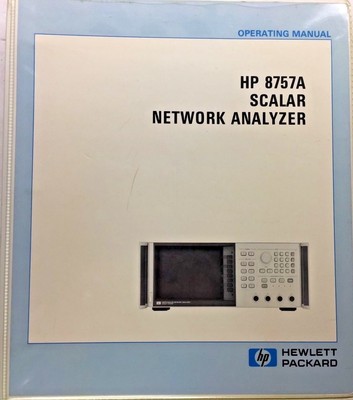 Manuals & Books - Scalar Network Analyzer