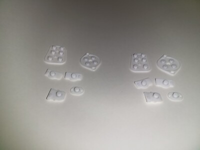 2 Sets Contact Pads Rubber Conductive Button for Nintendo 64 N64 ...