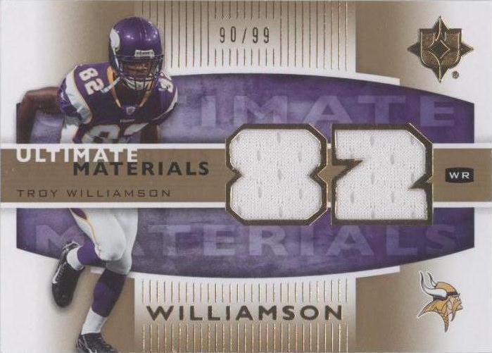 2007 Ultimate Collection - Ultimate Materials Troy Williamson #UM-TW ...