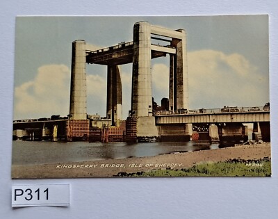 Vintage Postcard Kingsferry Bridge, Isle of Sheppey, Kent (P311) | eBay