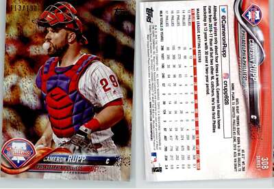 Cameron Rupp 2018 Topps Factory Set Foilboard #308 /190 Phillies | eBay