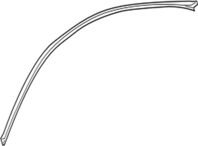 75556-30100-D0 Toyota Moulding, roof drip side finish, center lh ...