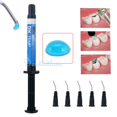 Dental Temporary Flow light Cure Filling Composite Material Resin Blue ...