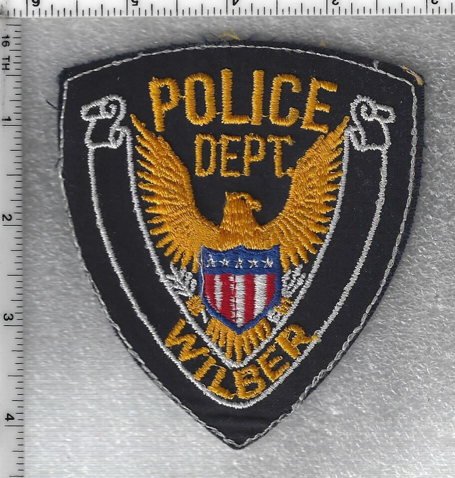 Wilber Police (Nebraska) No Trim Uniform Take-Off Shoulder Patch | eBay