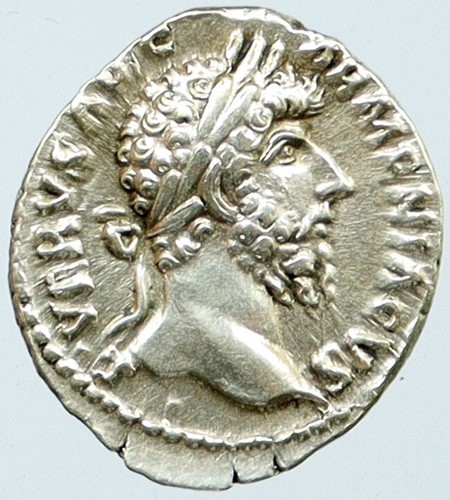 LUCIUS VERUS 163AD Rome Denarius Genuine Ancient Silver Roman Coin MARS ...