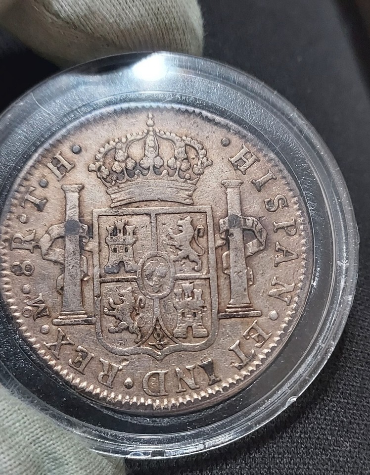 1807 Mexico 8 Reales Silver Coin Mo TH Carlos IIII Spanish Colonial | eBay