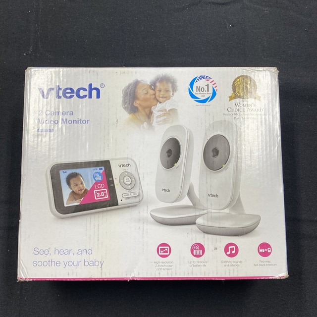 VTech VM819-2 Video Baby Monitor with 19-Hour Battery Life 2 Cameras ...
