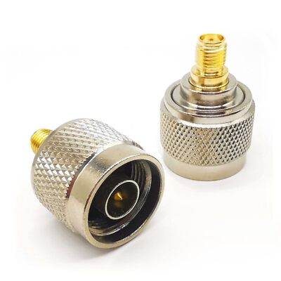 2PCS SMA to N Antenna AdapterN to SMA Coax Adapter SMA Female to N Male ...