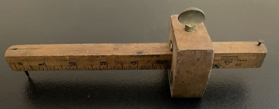 VINTAGE STANLEY NO. 65 WOOD/Brass SCRIBE Marking Tool Made In USA | eBay