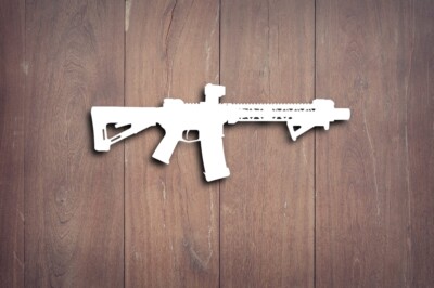 AR15 Decal, Gun Vinyl Decal, Rifle Car Decal, Laptop Stickers, Gift | eBay