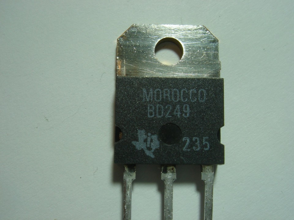 BD249 Transistor NPN 20A 25A 45V 125W TO218 #21-461/4 | eBay