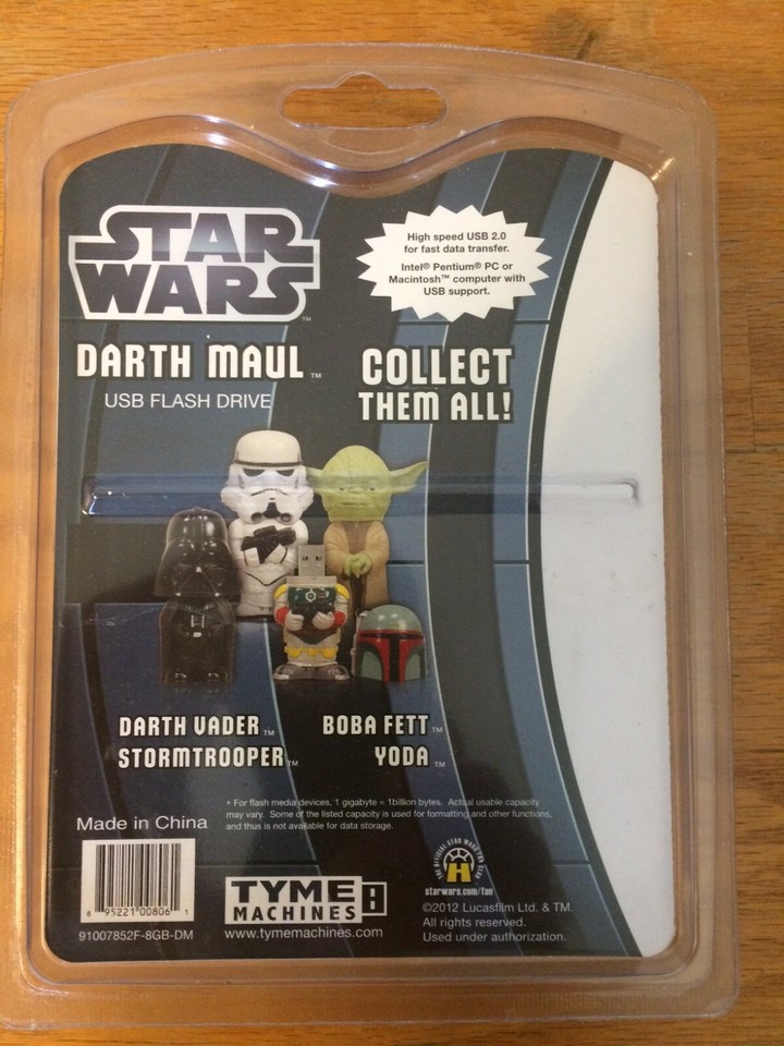 New Star Wars 8GB USB Flash Drive Star Wars - Darth Maul | eBay