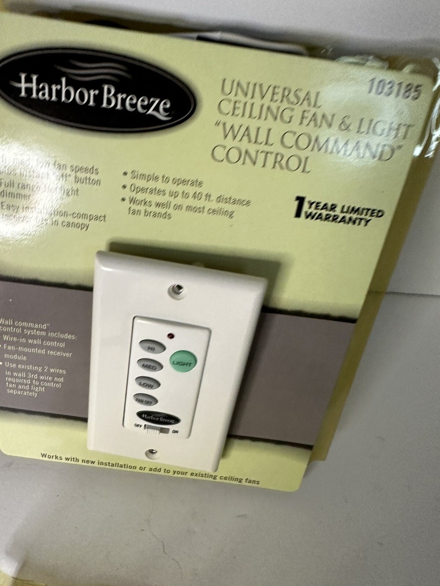 Litex Wci100 Wall Command Universal Ceiling Fan Control