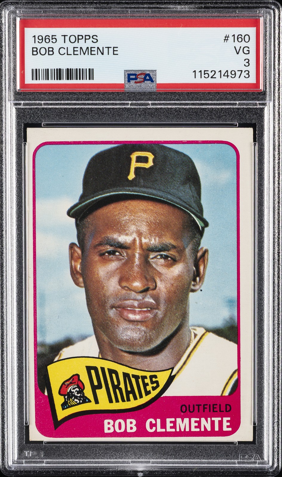 1965 TOPPS #160 BOB CLEMENTE PSA 3 | eBay