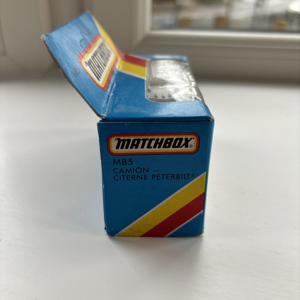 Matchbox MB 5 Peterbilt Tanker Shell White Grey 1981 Macao | eBay UK