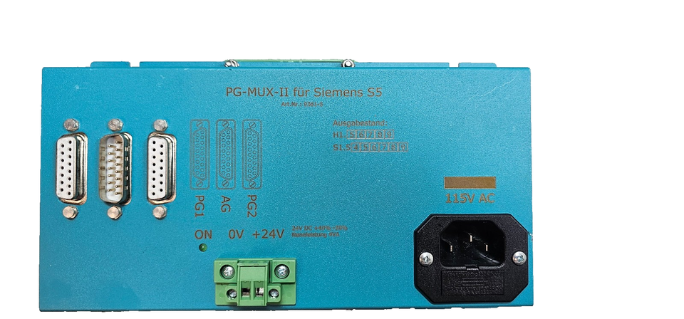 PG-Mux II für Siemens S5 PLC Module / Rack 9361-5 PG1 AG PG2 0-24V 115V ...