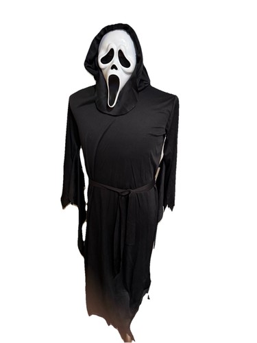 Fun World Ghost Face Child Costume Large 12-14 Hooded Robe & Mask ...