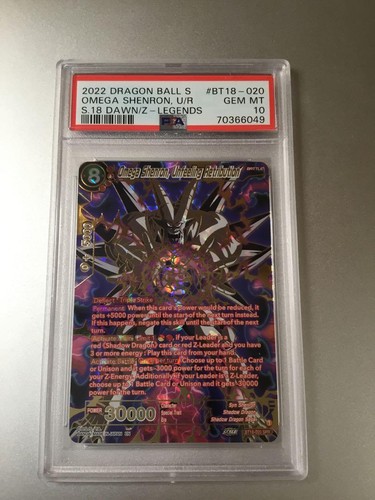 Dragon Ball Card Game Ishinryu Bt18-020 Psa10 English | eBay