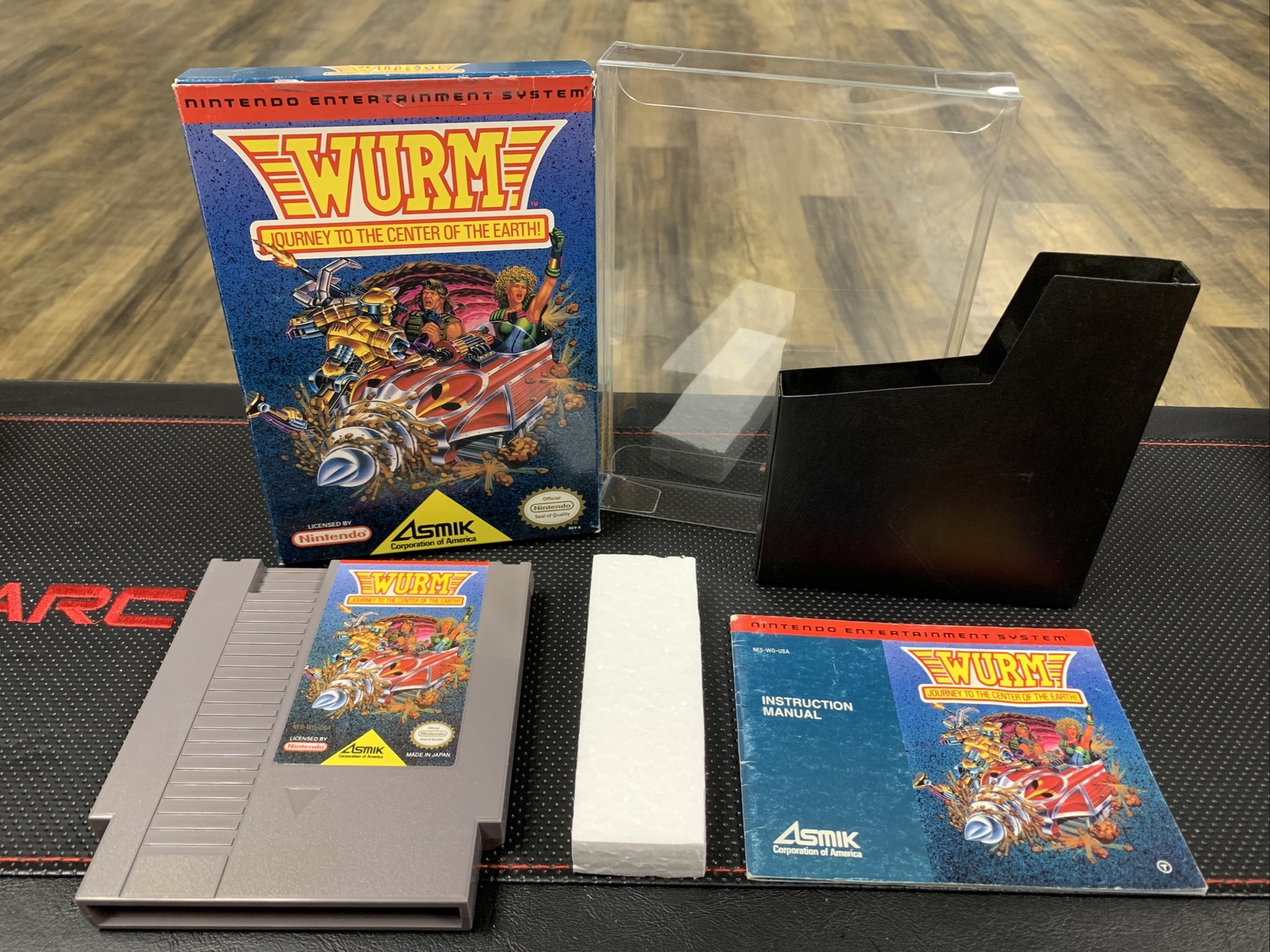 Wurm: Journey to the Center of the Earth NES CIB Cleaned, Tested and ...