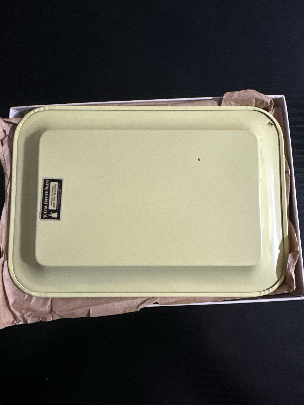 Vintage Social Supper Trays American Art Works Ohio Alcohol Chip ...