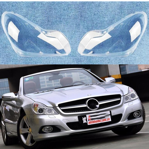 Front Headlight Shell Lens Cover For Mercedes-Benz R230 SL500 550 600 ...