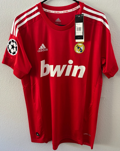 2011 12 Cristiano Ronaldo Red Jersey Away Bwin Soccer Fans Version Size ...