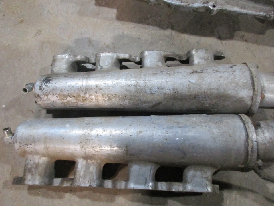 Nicson Marine 454 or 427 BBC Water Cooled Exhaust Manifolds V-Drive Jet ...