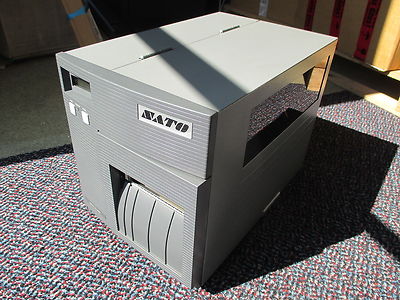 SATO CL408E Direct Thermal Transfer Label Printer REWINDER 6" Parallel ...