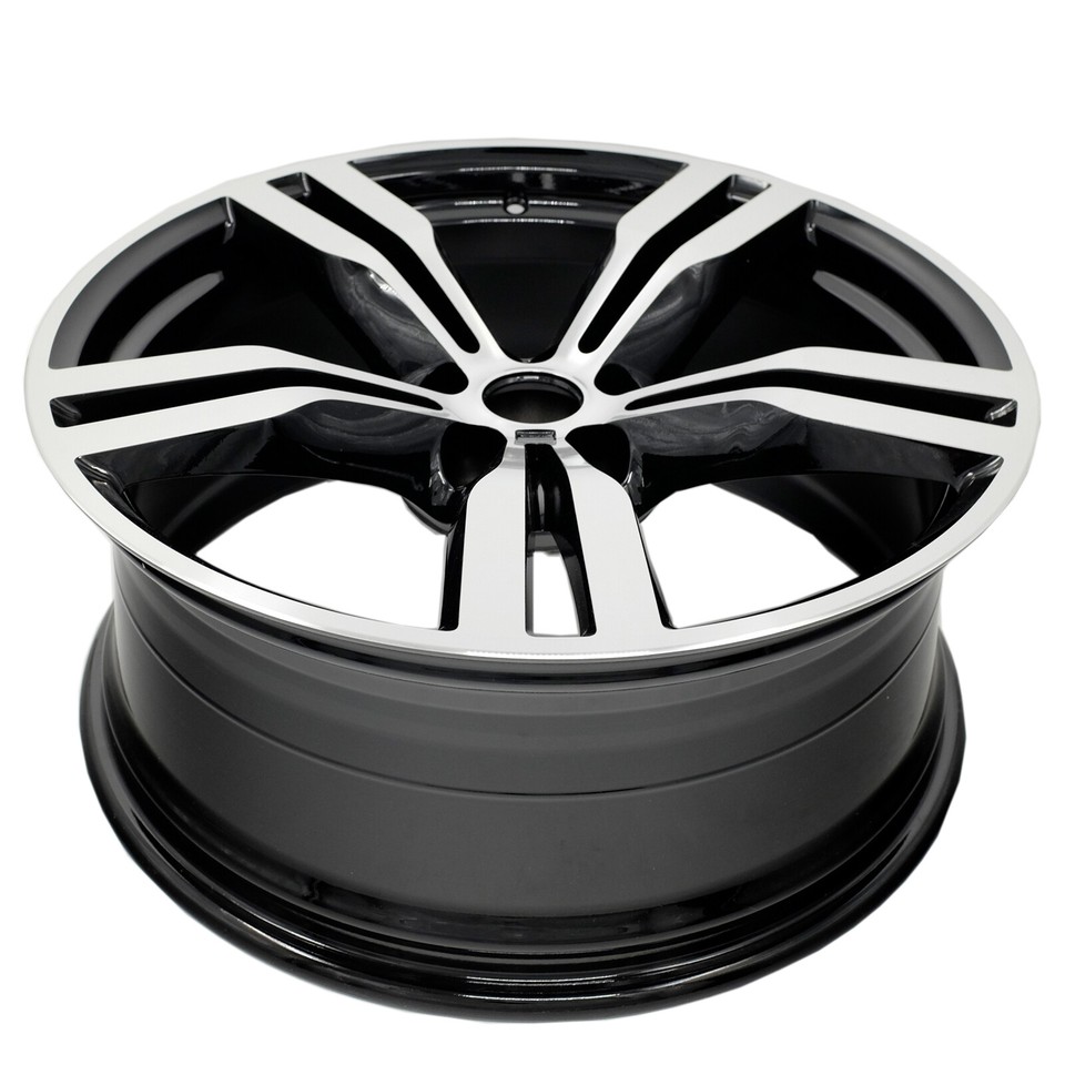 For BWM 640i 7-Series OEM Design Wheel 16-20 20" Machined Black 4PCS ...