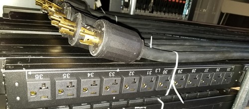 APC AP8862 Rack PDU 2G, Metered, Zero U, 20A 120/208V 3-Phase, (36) 5 ...