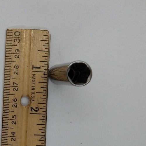 Vintage Craftsman 1/4" Drive 9MM 6 Point Deep Socket Metric G1 44406 ...