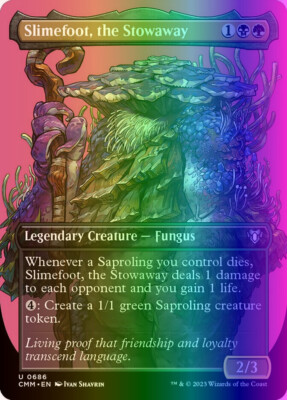 MTG Slimefoot, the Stowaway (686/1173) Commander Masters NM FOIL | eBay