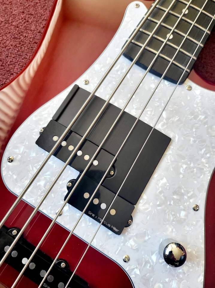 Fender precision bass 5 string, radiused ramp/thumbrest (neck) | eBay