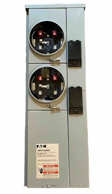 Eaton 2 Gang 2 Meter Socket 125A 1MP2122RRL | eBay