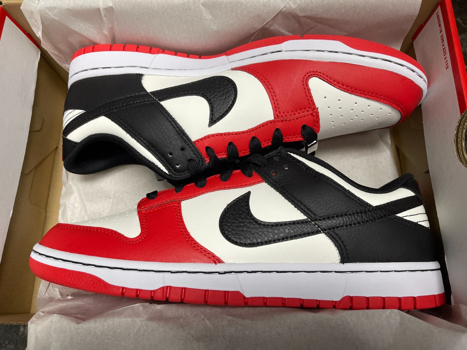 Nike Dunk Low EMB NBA 75th Anniversary Chicago DD3363-100 - Men's Size ...