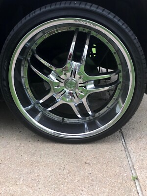 26" Rockstarr Rims w/ Tires + spare tire | eBay
