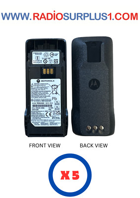 5 x Motorola PMNN4598A R2 Lithium 2300Mah Battery | eBay