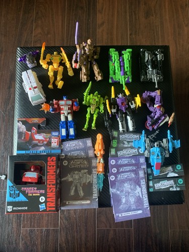 Transformers Core Class Lot Of 12 Megatron Optimus Prime Ironhide ...