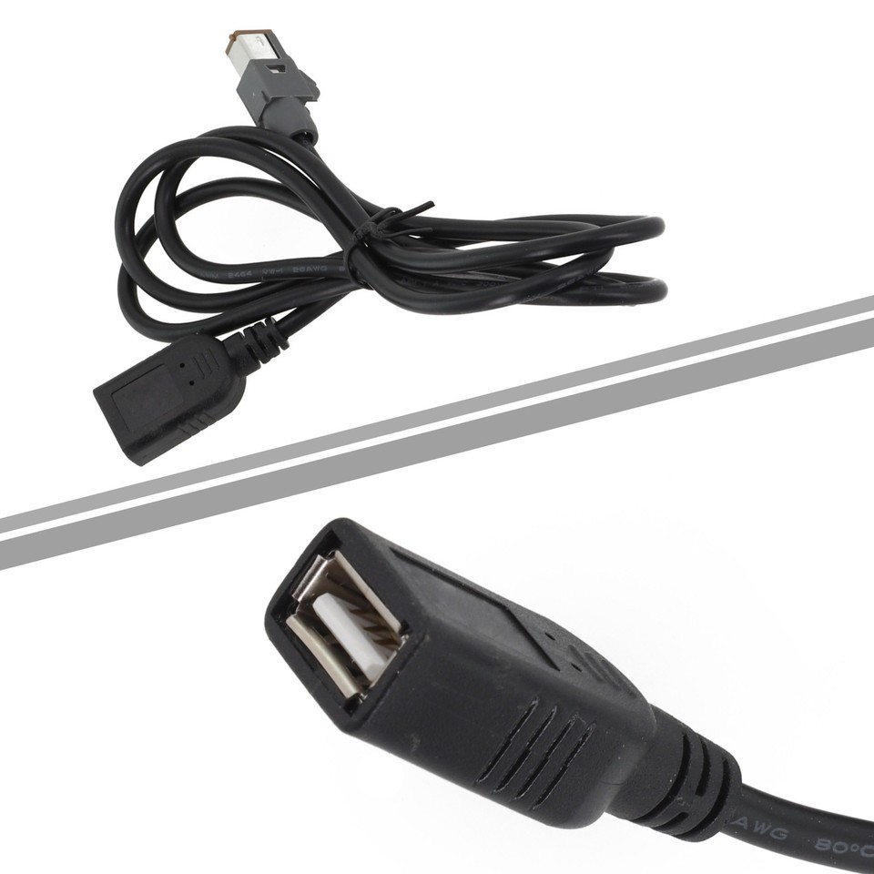 Car USB Cable Aux Audio Input Car Car USB Cable Radio Black For Legacy ...