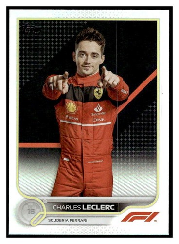 2022 Topps Rainbow Foil F1 Formula One 25 Charles LeClerc Scuderia ...