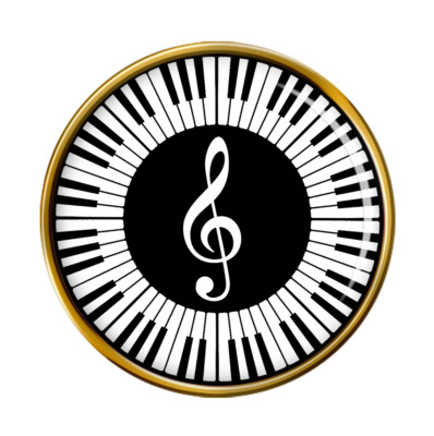 Piano Pin Badge | eBay